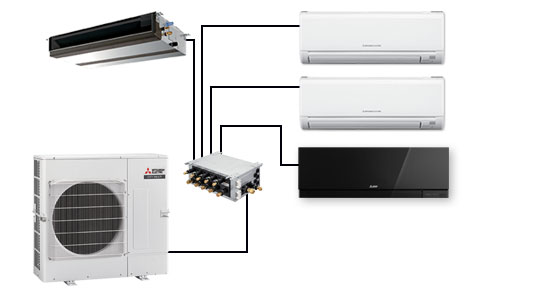 Multi Room Heat Pump Systems // Mitsubishi Electric