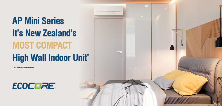 AP Mini High Wall Heat Pump // Mitsubishi Electric